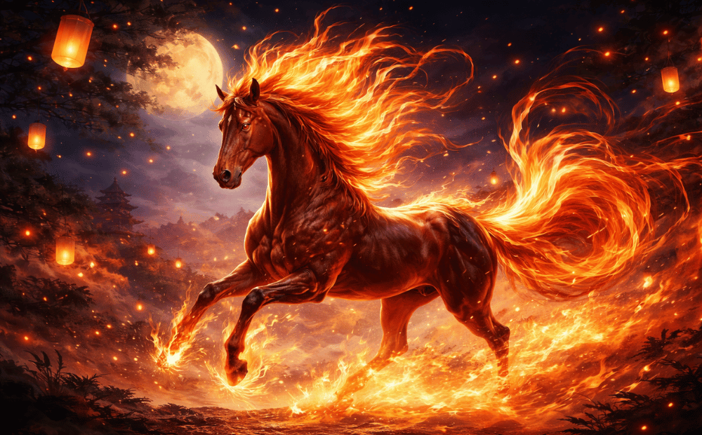 Nouvel An Lunaire 2026 : énergies du Cheval de Feu - Significations et ...